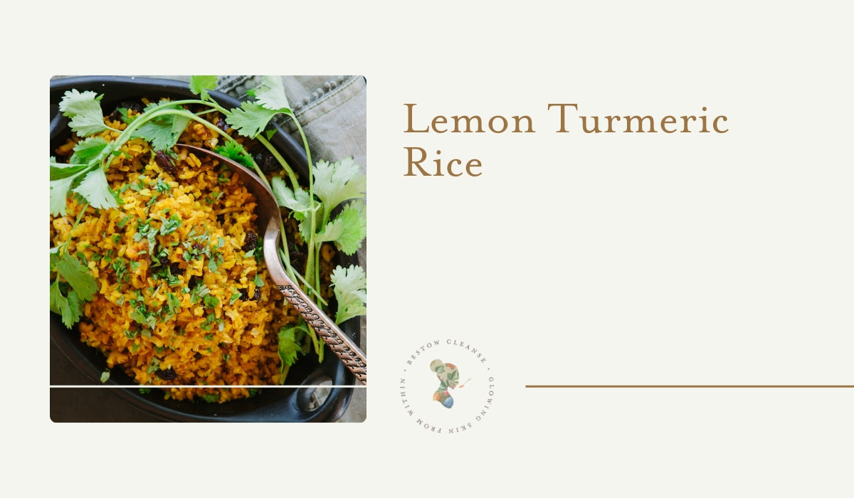 Lemon Turmeric Brown Rice – Skin-Loving Side or Meal Base